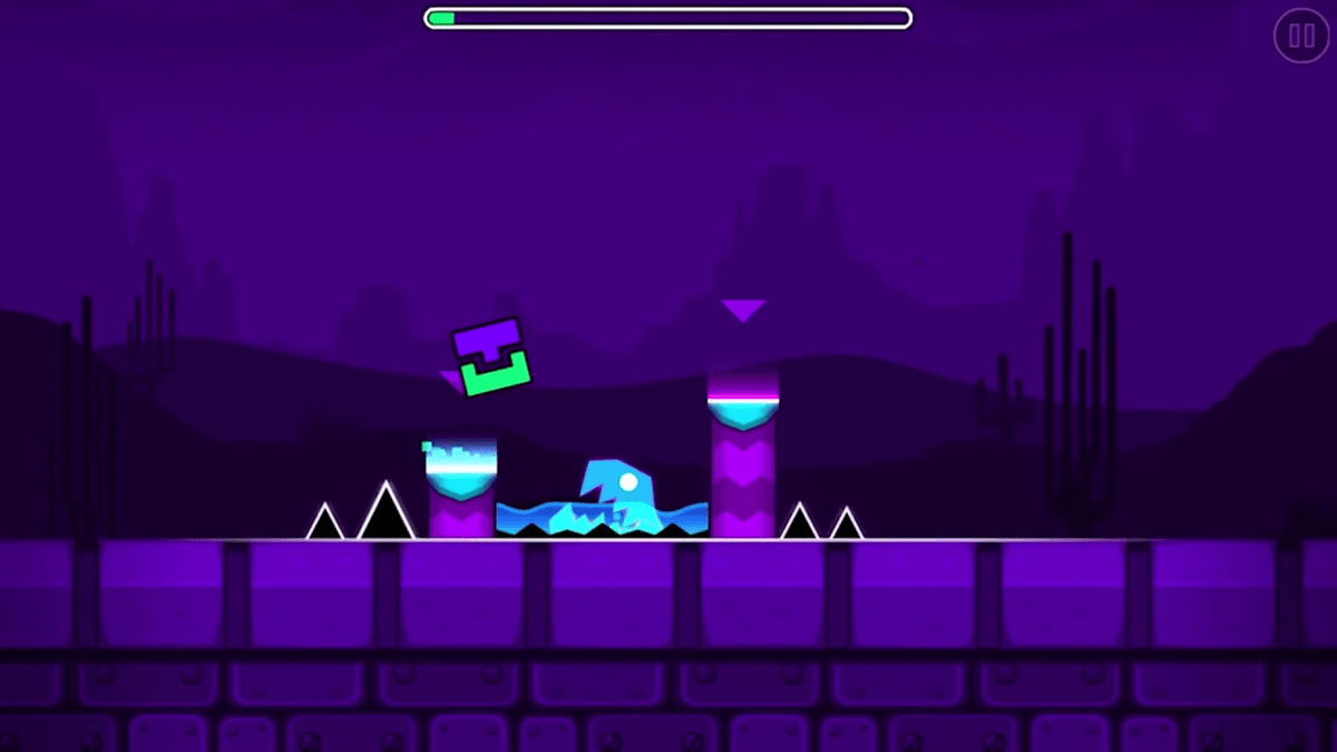 Geometry dash subzero press start