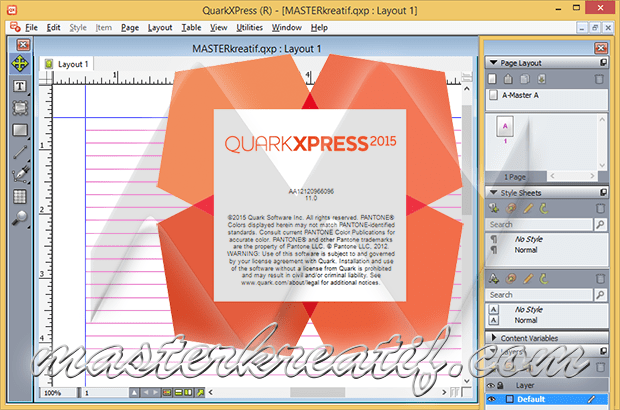 Quarkxpress 9.1 software