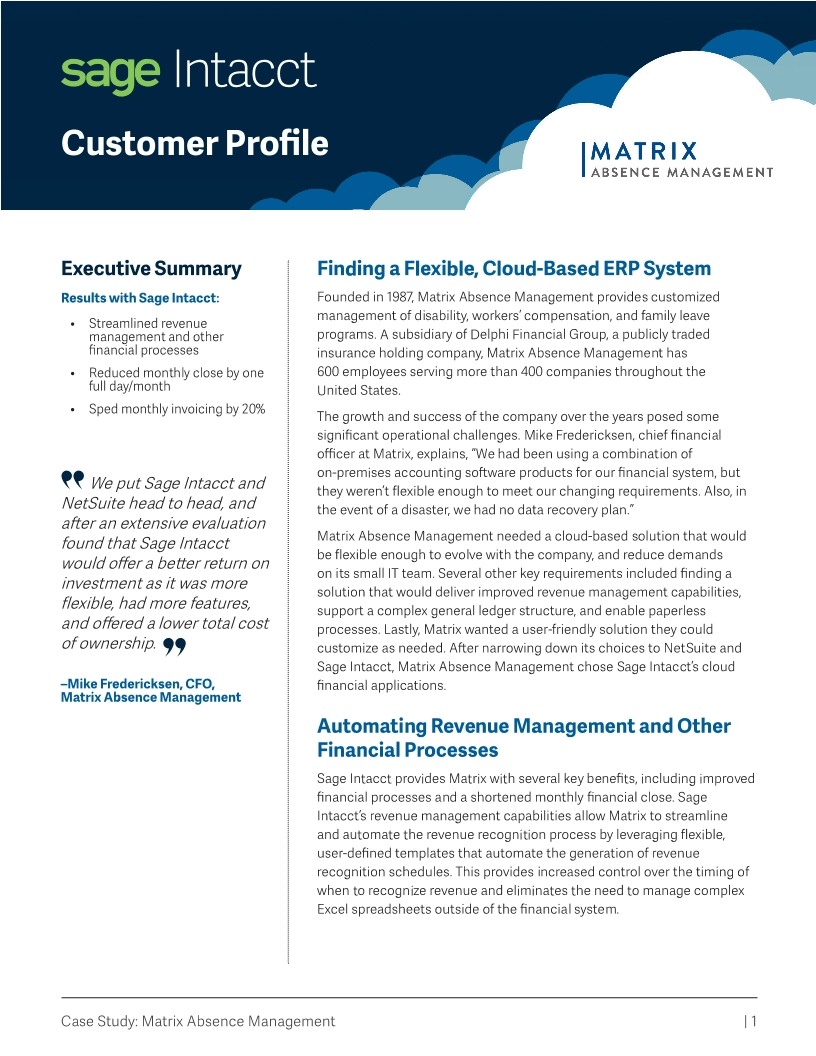 Matrix absence management forms