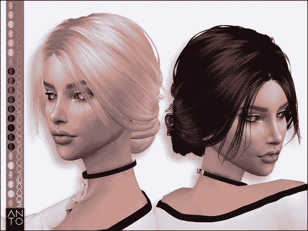 Sims 4 natural hair colors mods