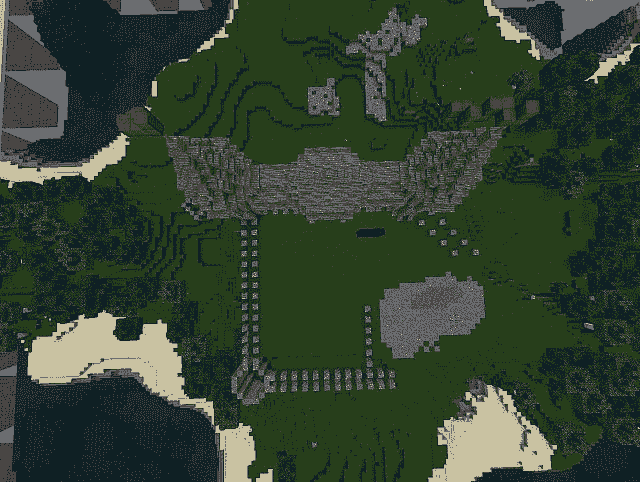 Minecraft medieval castle map