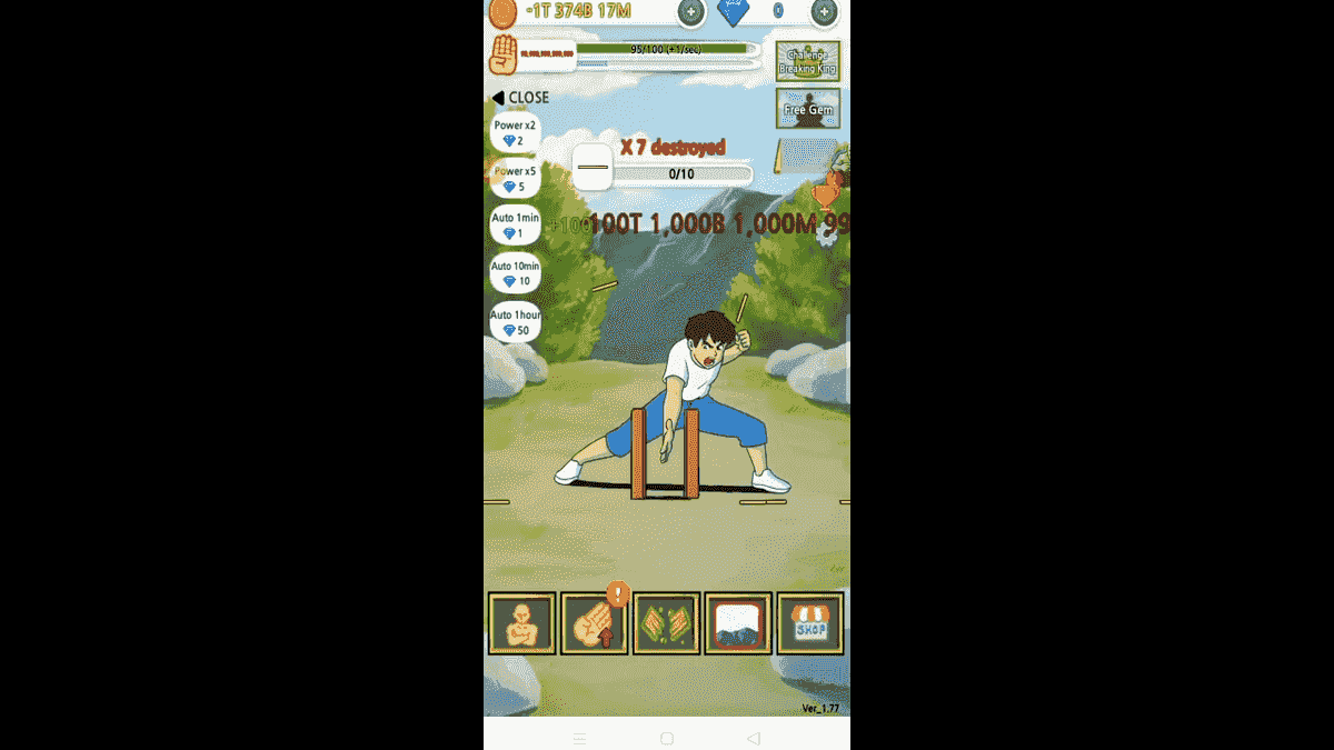 Tap Tap Breaking game hacked