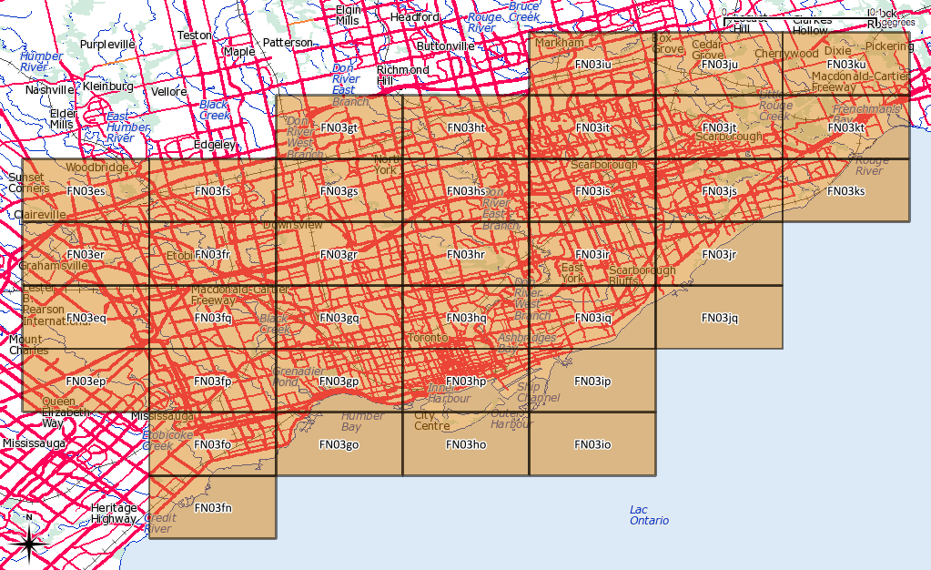 Amateur radio grid map