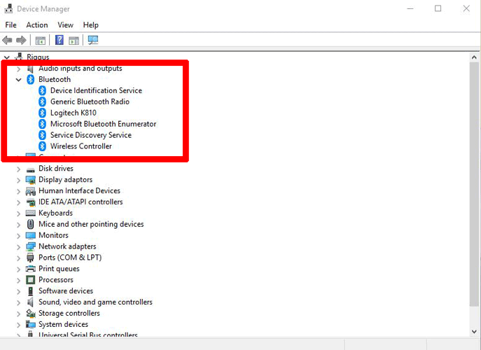 Driver update for bluetooth windows 10