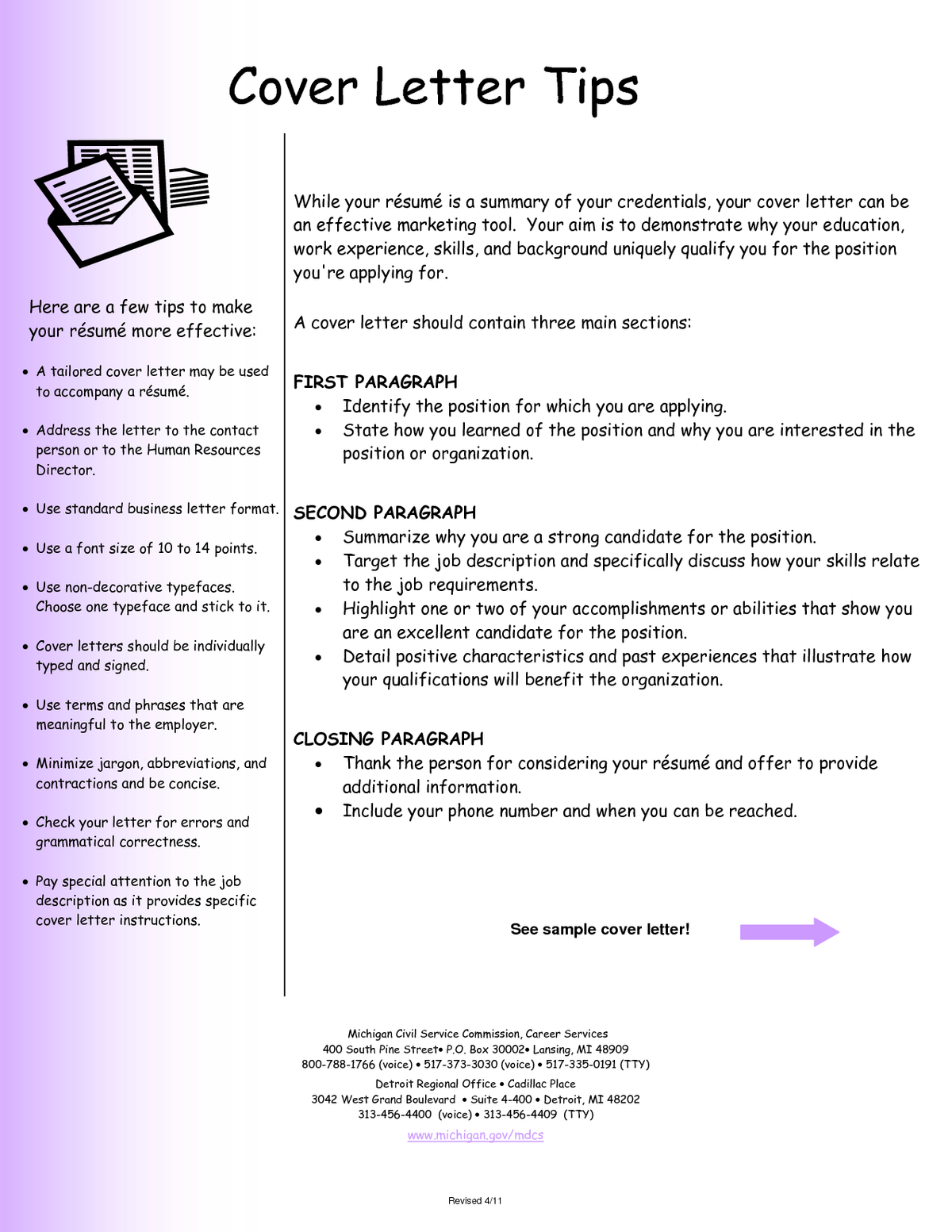 How to write resume and cover letter