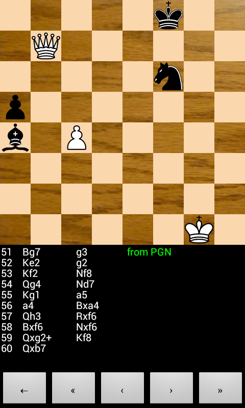 Create pgn chess file