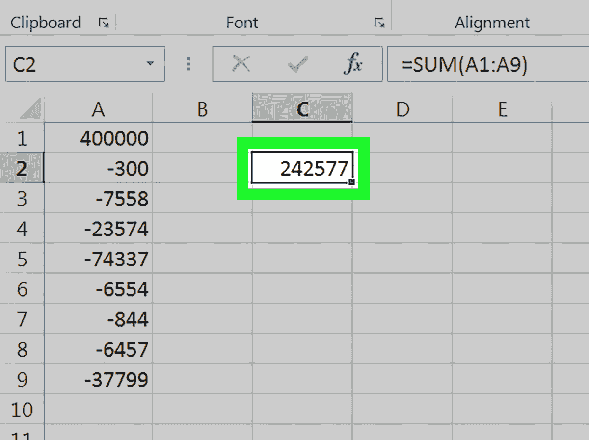 Excel formula to subtract a percentage