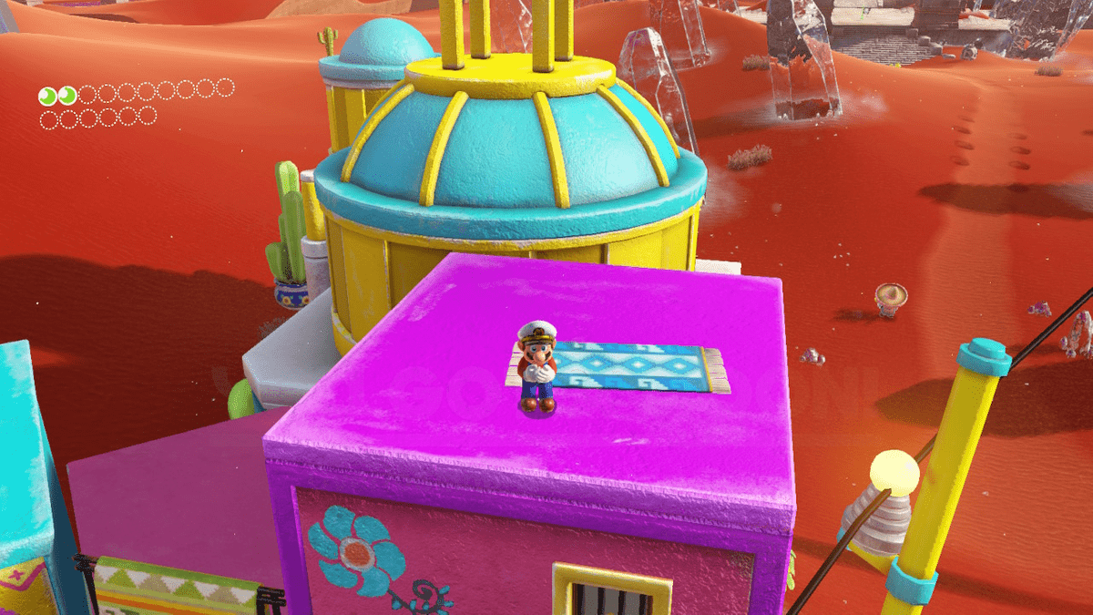 Sand kingdom super mario odyssey rumble room