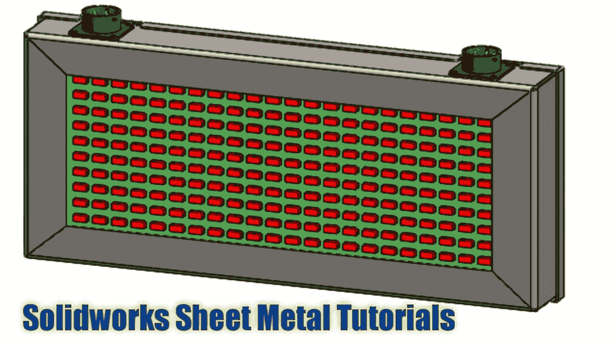 Solidworks sheet metal tutorial cutting through curved
