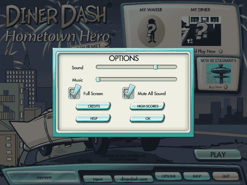 Play diner dash hometown hero playfirst