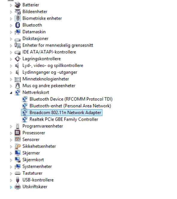 Broadcom 802.11n network adapter driver windows 7 acer