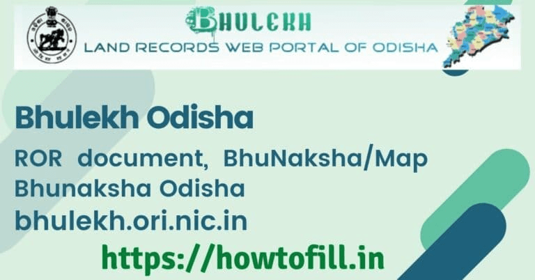 Bhulekh odisha naksha map
