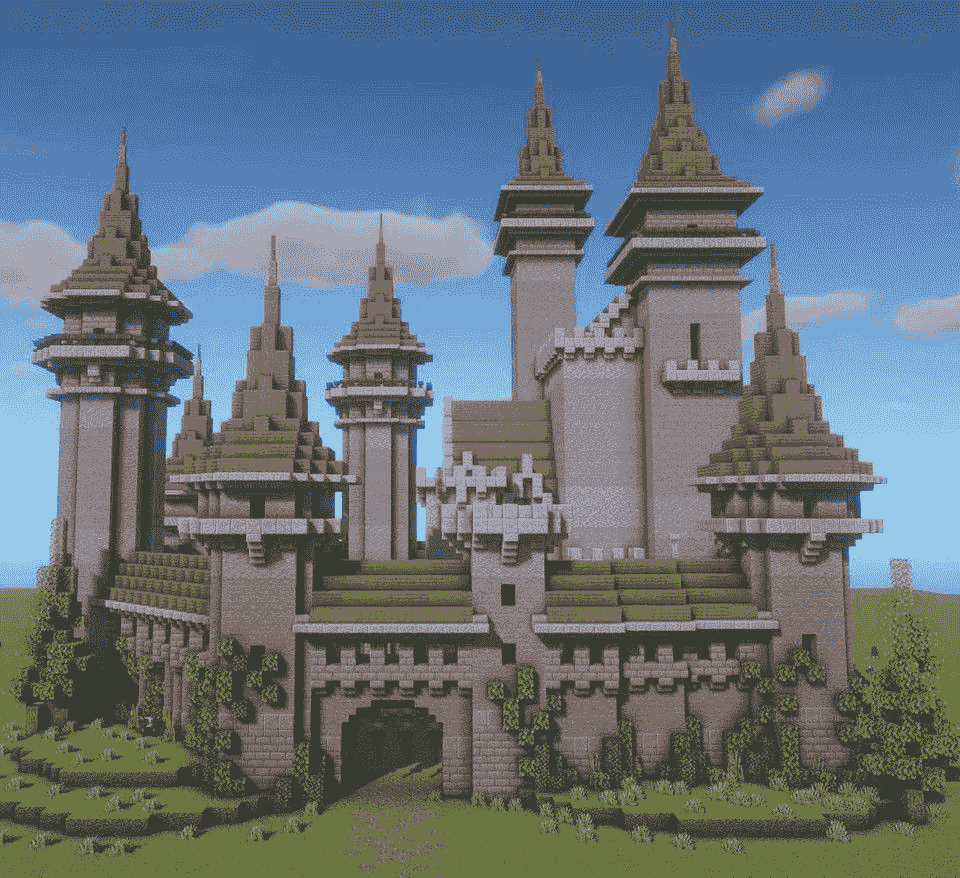 Cool castle in minecraft map download