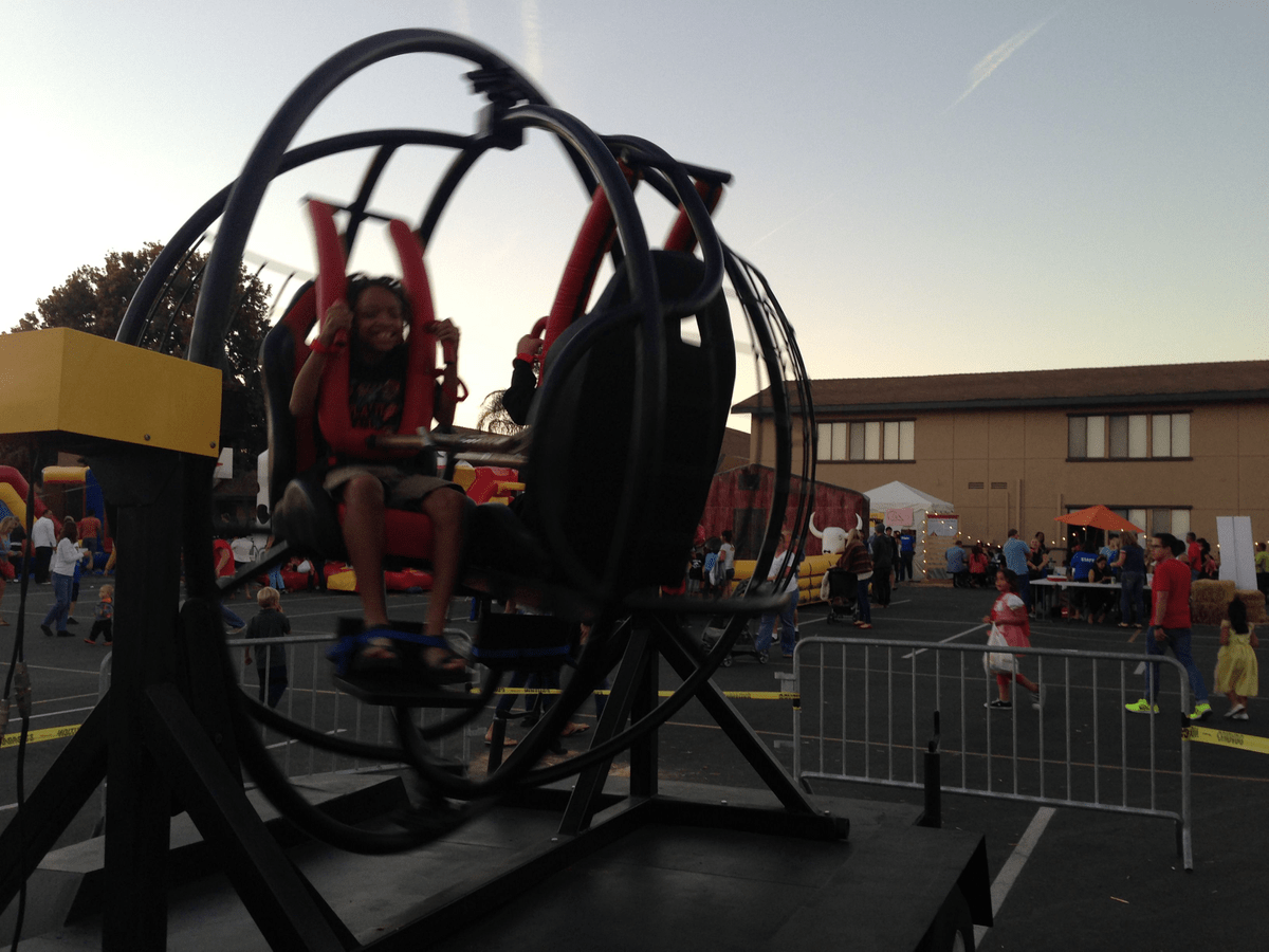 Human gyroscope human gyroscope ride