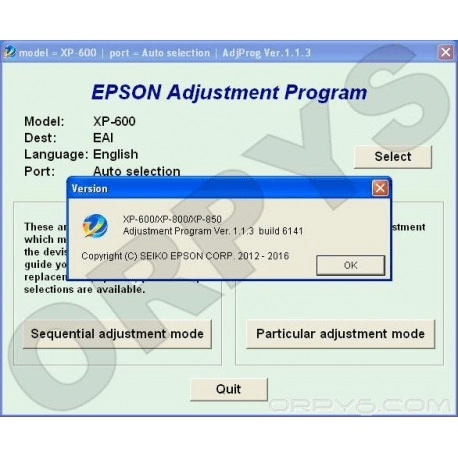 Epson adjustment program xp 320 gratis