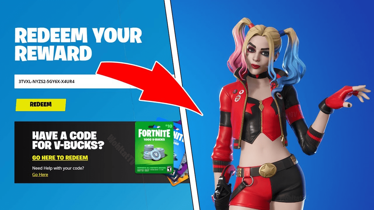 How to redeem fortnite code
