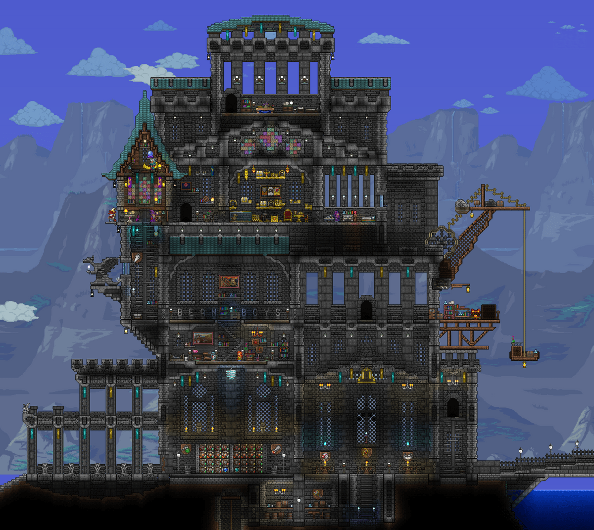 Tips to building a castle in terraria