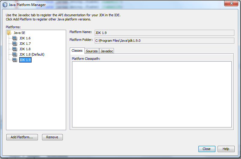 Will netbeans 8.2 run with java 9