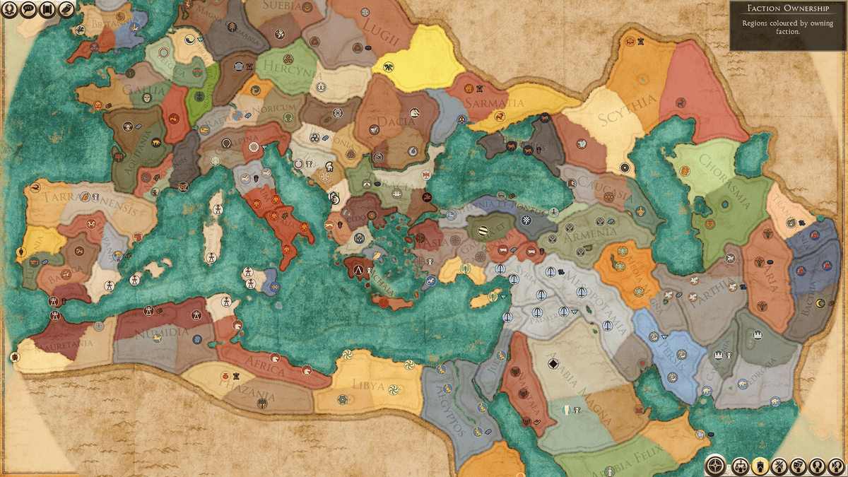 Total war rome 2 resource map