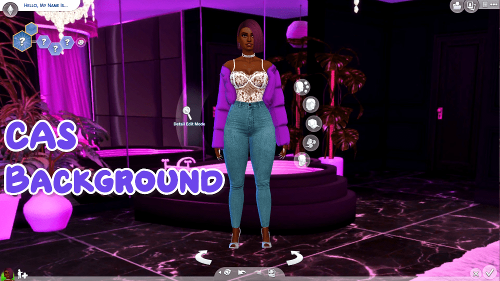 Sims 4 purple skin mod