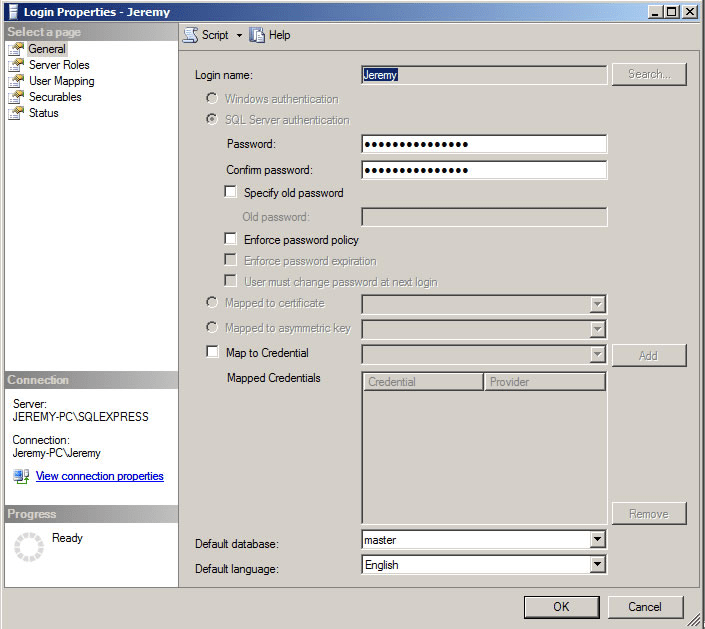 Microsoft sql error 233