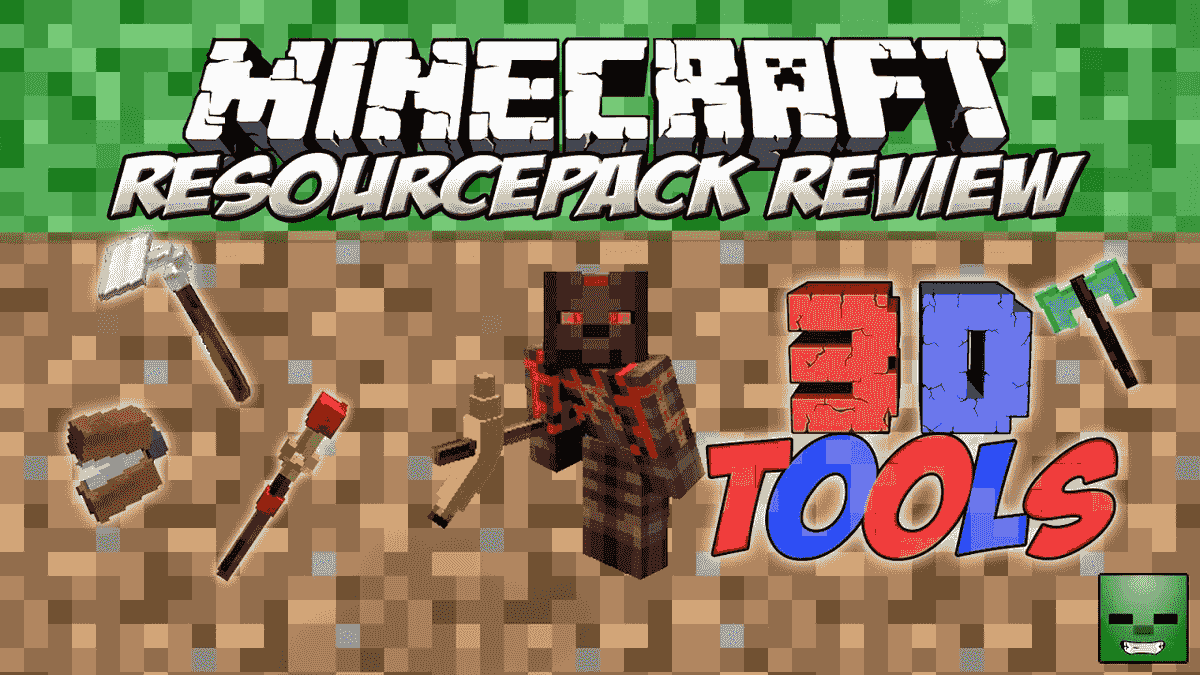 Minecraft 3d tools resource pack 1.7.10
