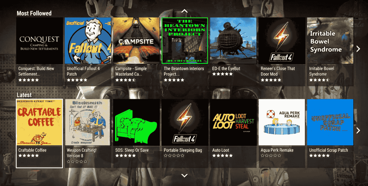 Xb1 fallout 4 mods