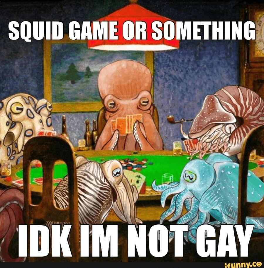 Squid game gay meme