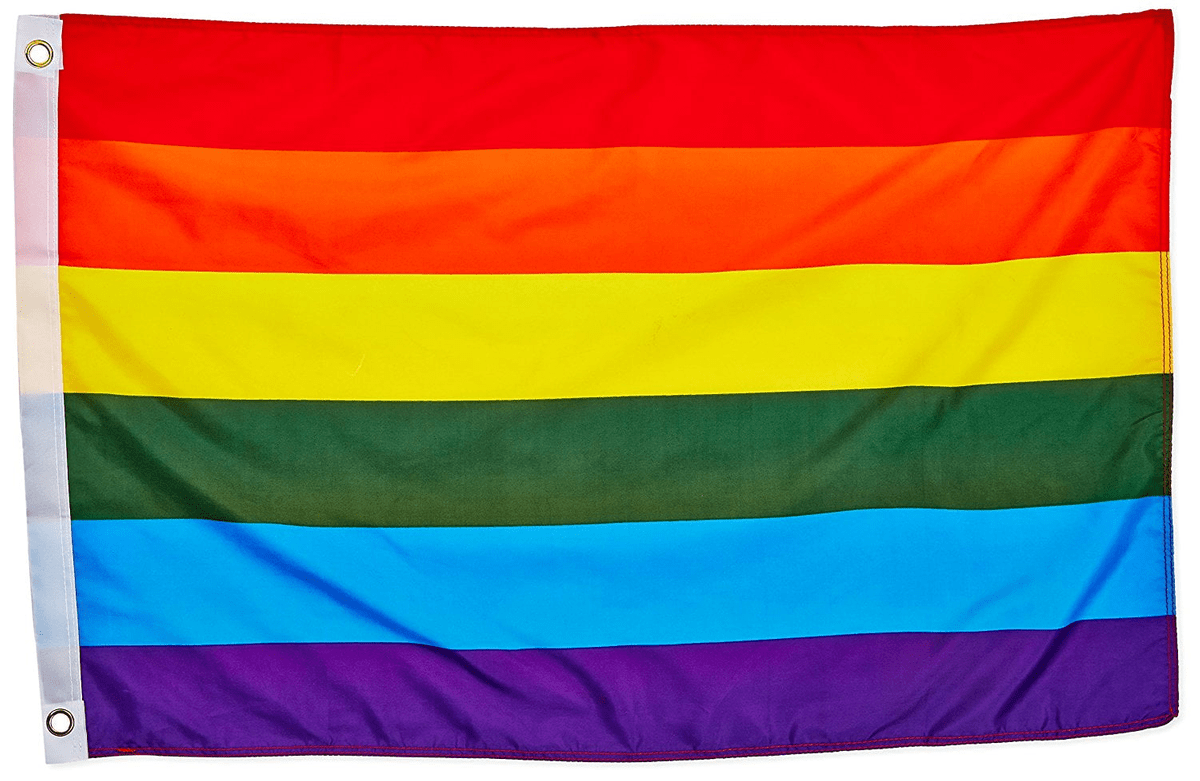 What are the lesbian and gay flag colors