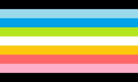 Original gay flag color codes
