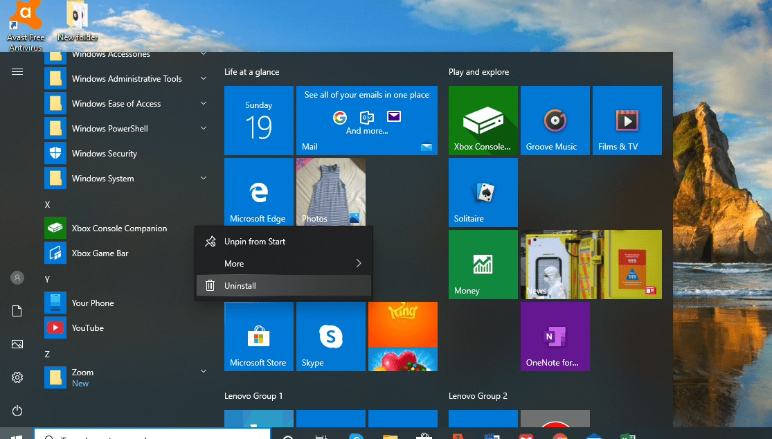 Remove broken shortcuts windows 10