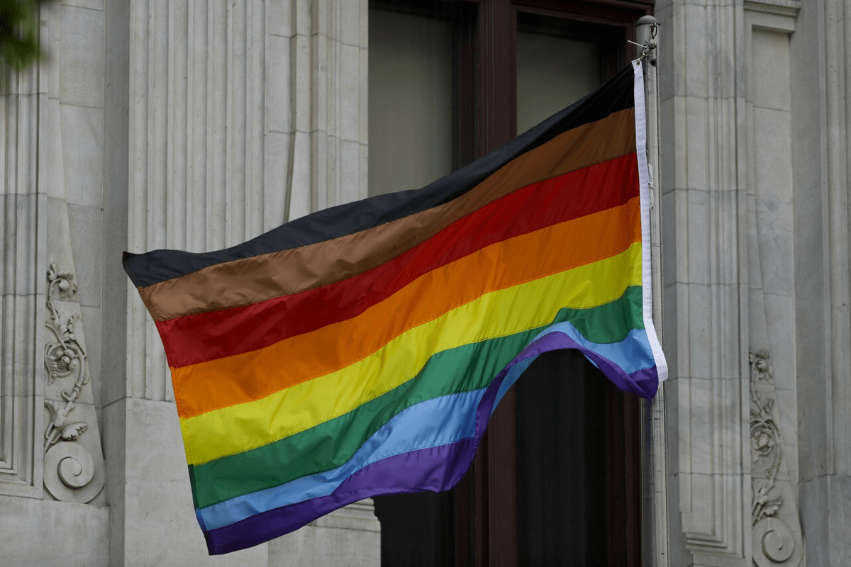 Is the gay pride flag copyrihh