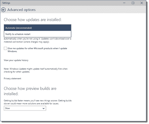 Windows 10 metered connection missing