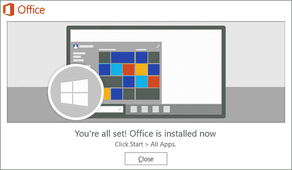 Load microsoft office 2019