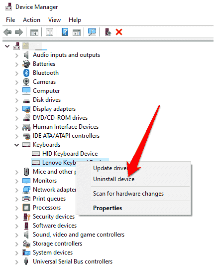 Windows key + l not working windows 10