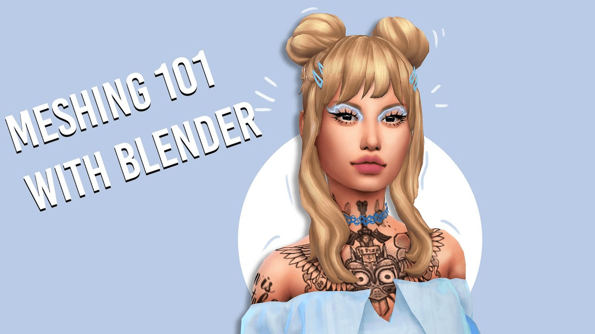 Sims 4 hair mesh
