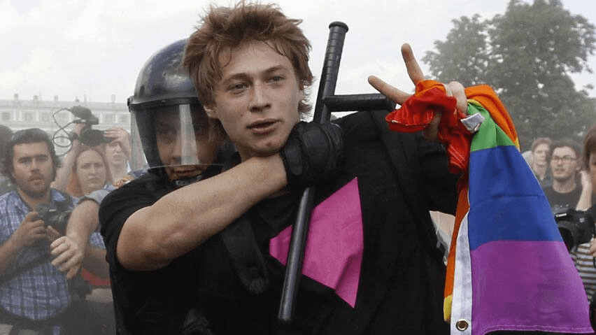 Russian anti gay flag