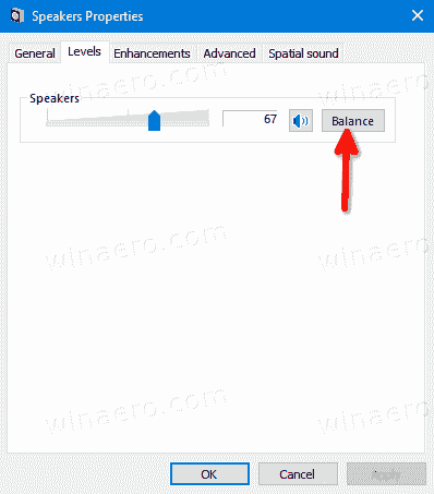 How to adjust headphone balance windows 10