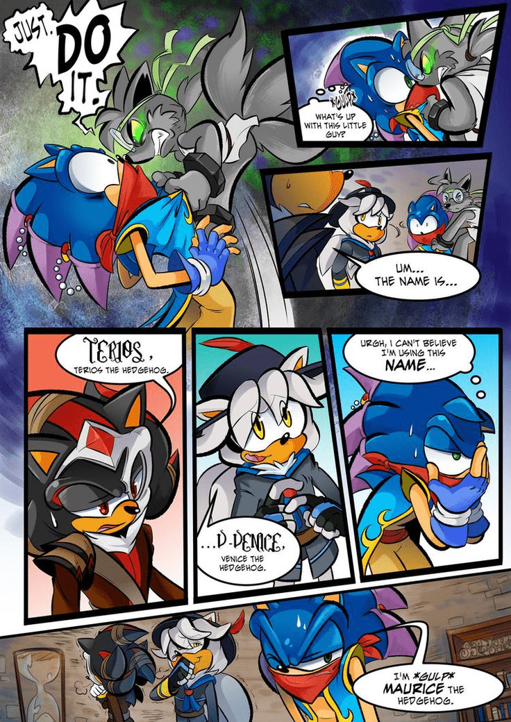 Sonic mega drive comic