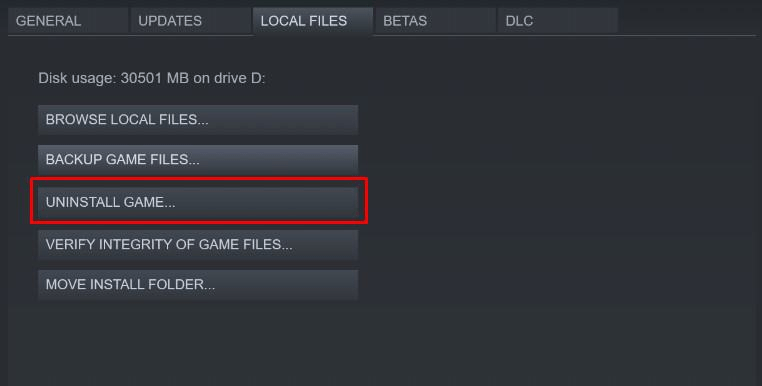 How to uninstall steam mods