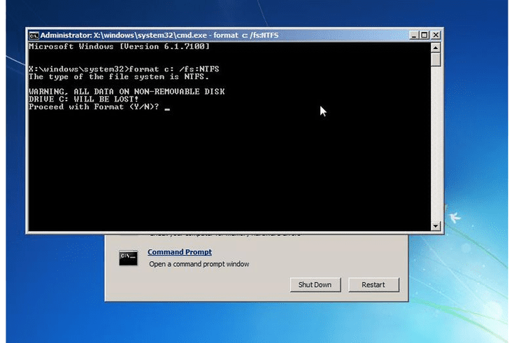 Administrator x windows system32 cmd exe commands