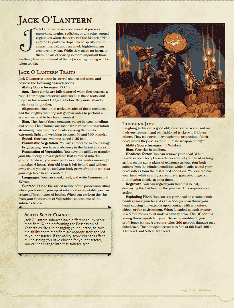 D&d 5e ghost race