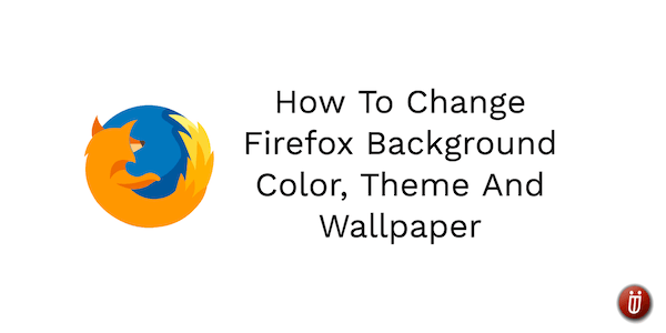 Change background color firefox