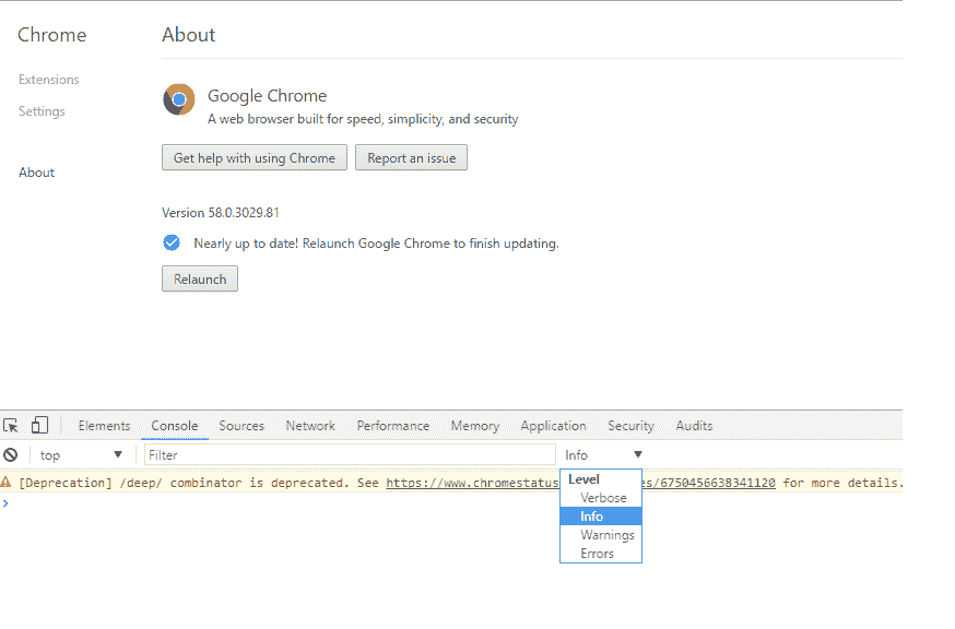 Google chrome s not working