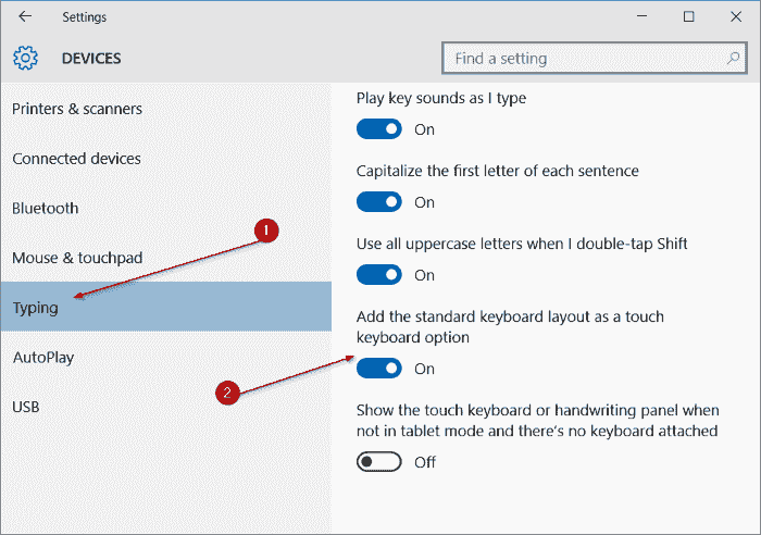 How to activate keyboard