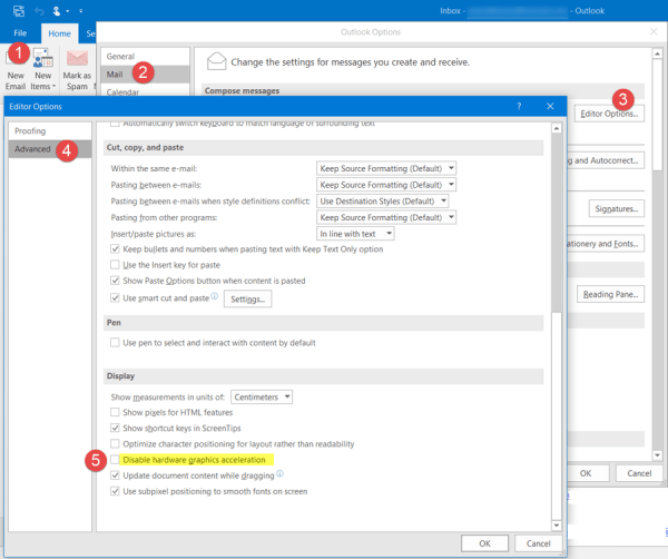 Outlook crashes when opening attachments