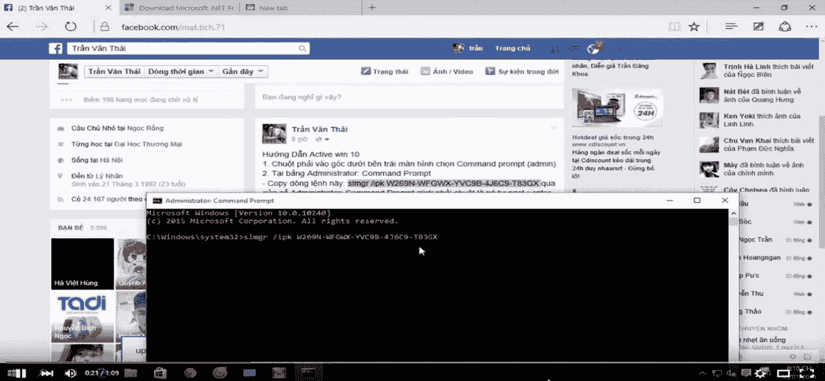 Kode aktivasi windows 10