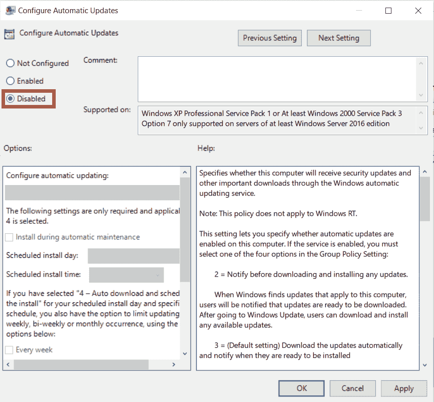 Check online for updates from microsoft update missing