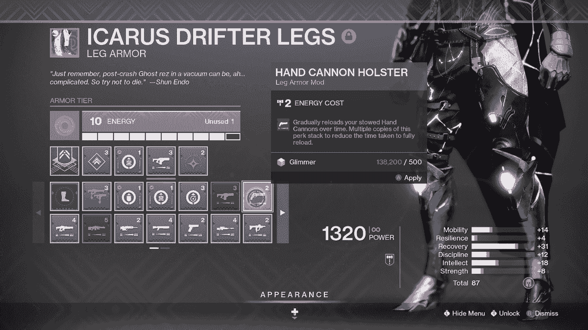 Armor mods destiny 2