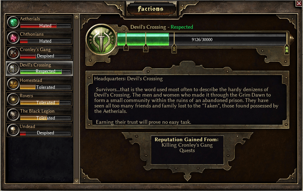 Grim dawn reaper of the lost